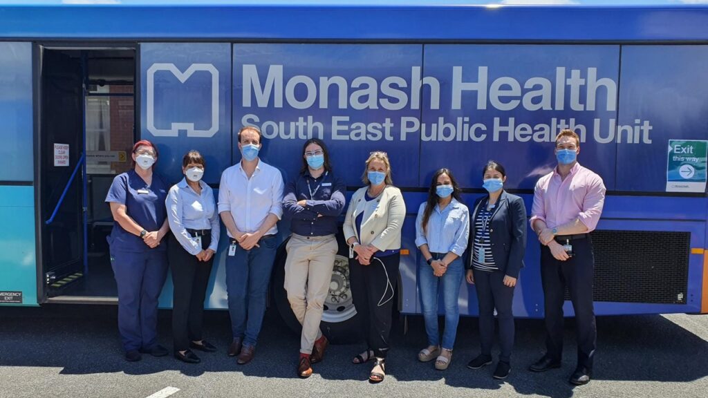 The Monash Health Vaccination Bus makes its last stop | Monash Health